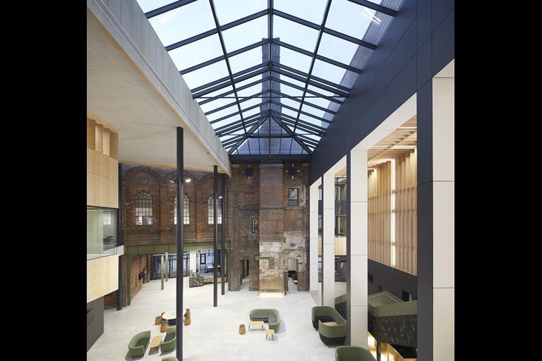 Springfield Campus by Associated Architects: a building that absorbs ...